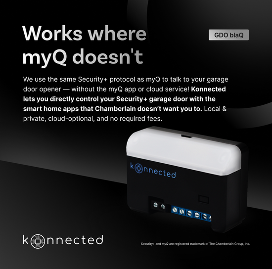 Smart Garage Door Opener blaQ - A myQ alternative that's local, cloud ...