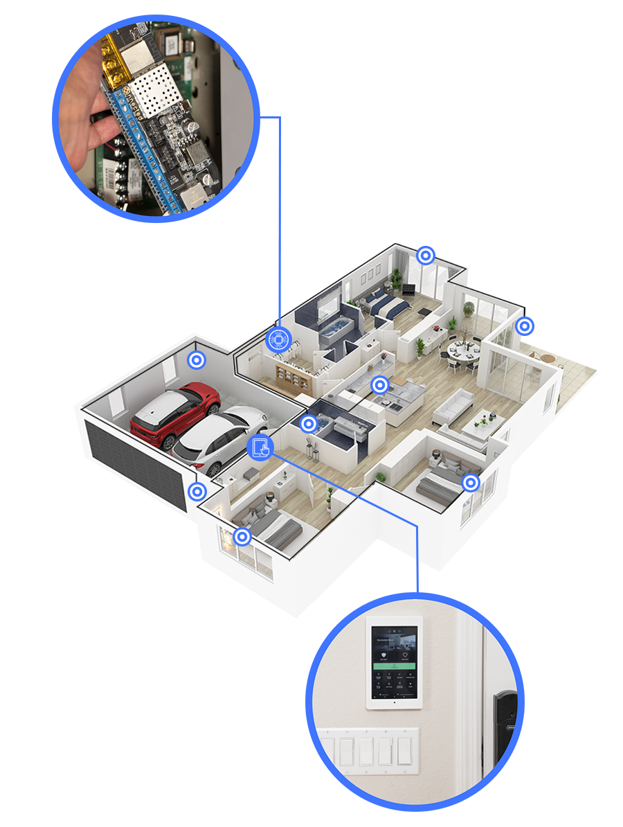 Konnected Alarm Panel connects a wired alarm system to your smart home